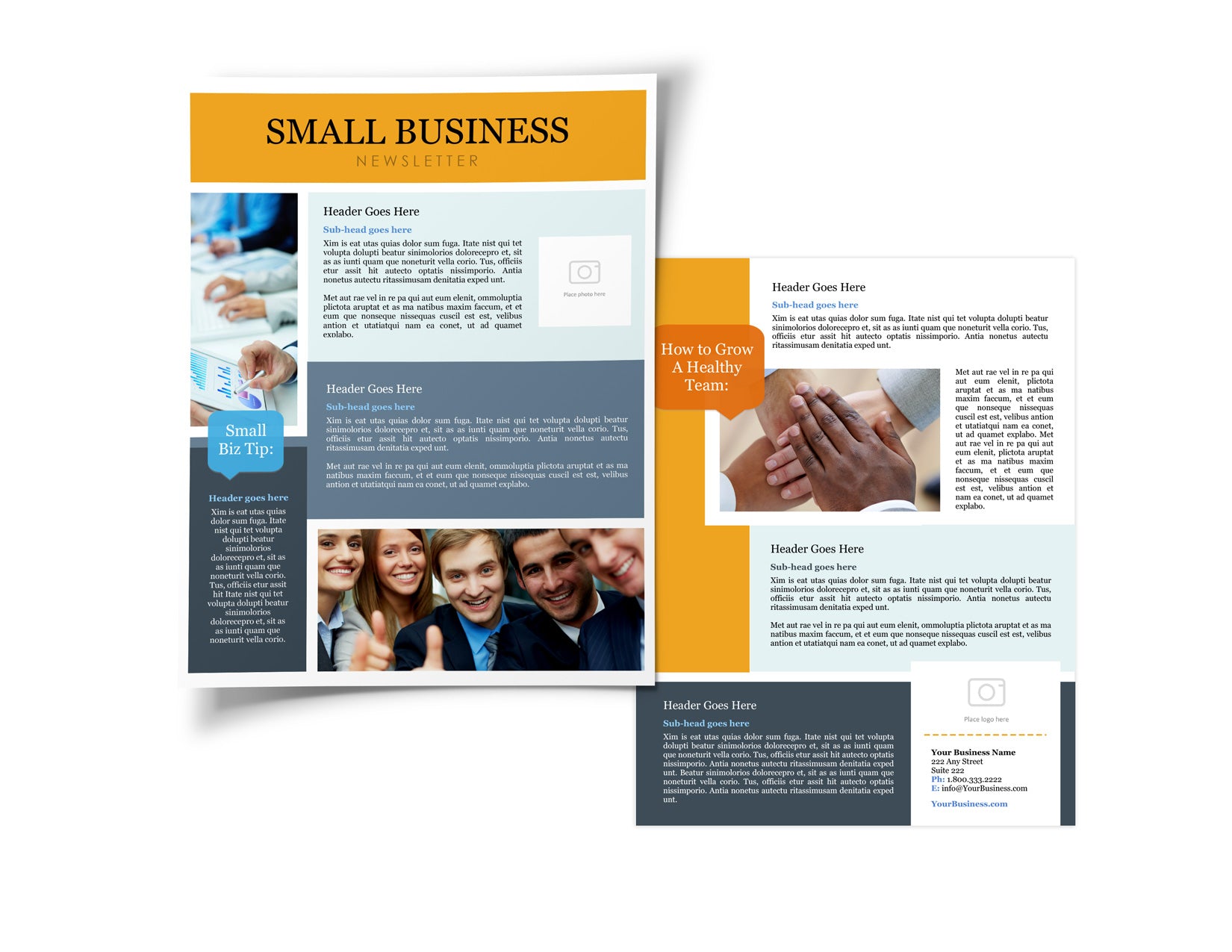 Small Business Newsletter – DIY Design Templates