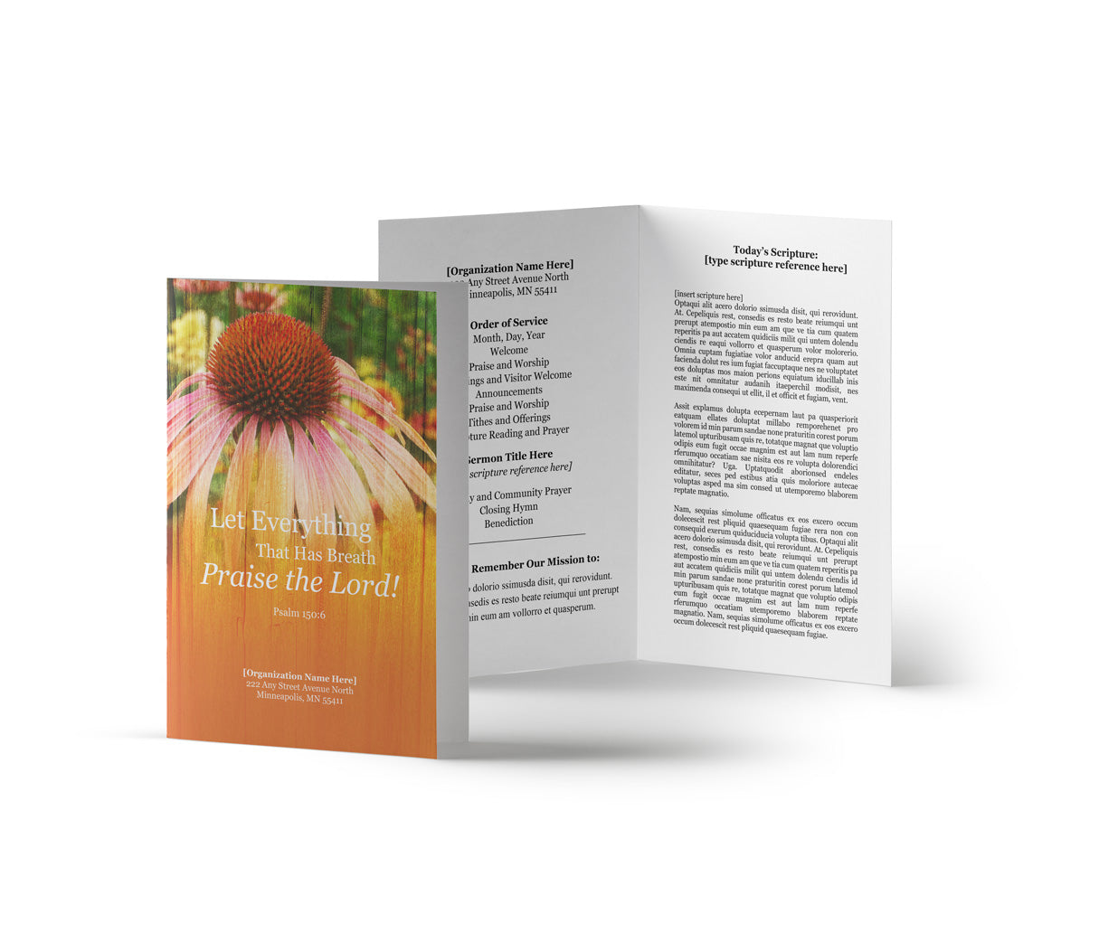 Praise Bulletin – DIY Design Templates